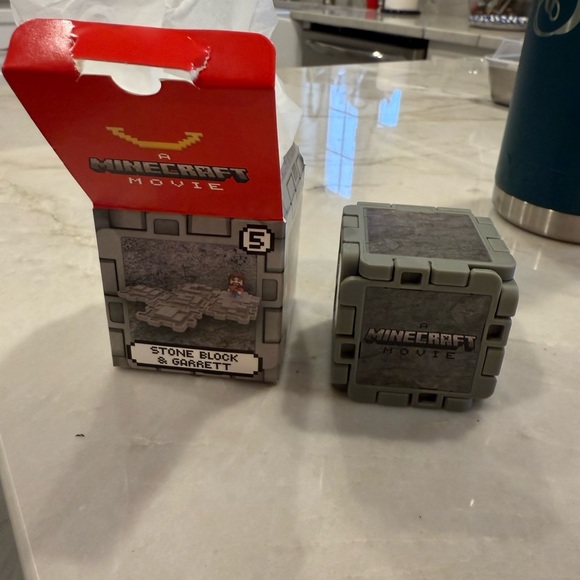 McDonald's | Toys | Mcdonalds Minecraft Movie Stone Block Toy | Poshmark
